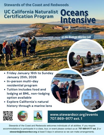 2026 UC Cal-Nat Oceans Intensive at Bodega Marine Lab | Stewards of the ...
